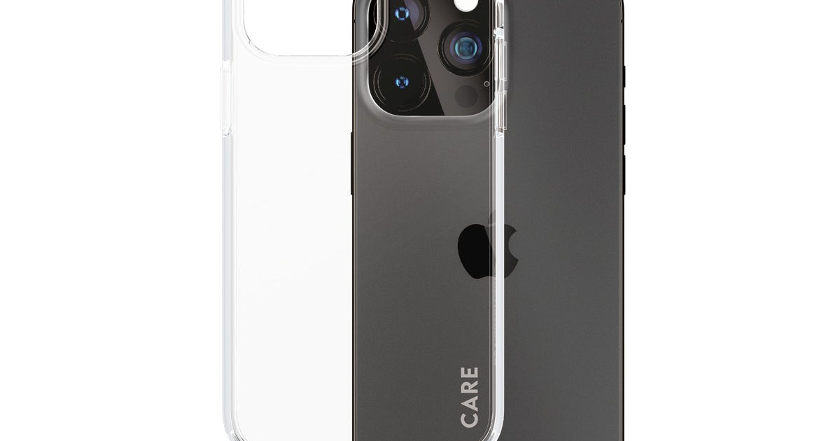 CARE by PanzerGlass® Flagship Case Transparent Urban Combat m. Klar Ra