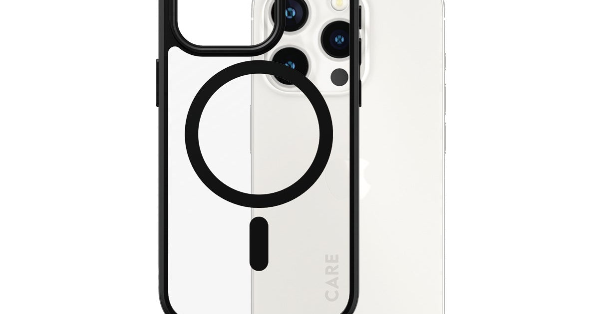 CARE by PanzerGlass® Flagship Case Transparent Urban Combat m. Sort Ma