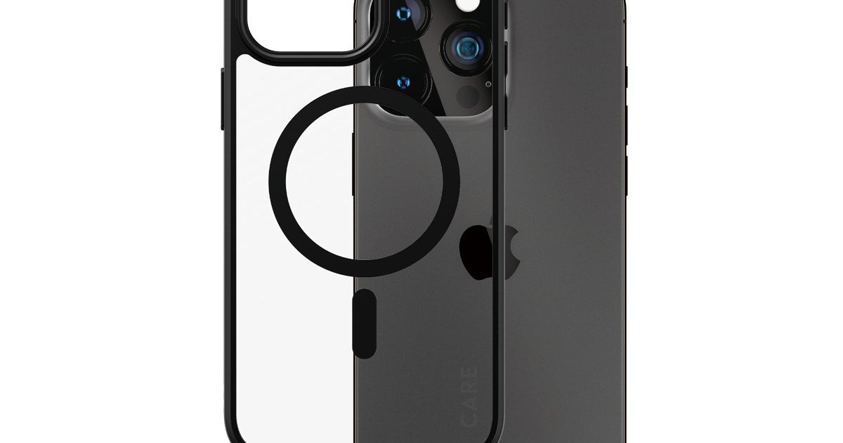 CARE by PanzerGlass® Flagship Case Transparent Urban Combat m. Sort Ma